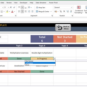Teacher Lesson Plan Excel Template Digital Teacher Planner - Etsy