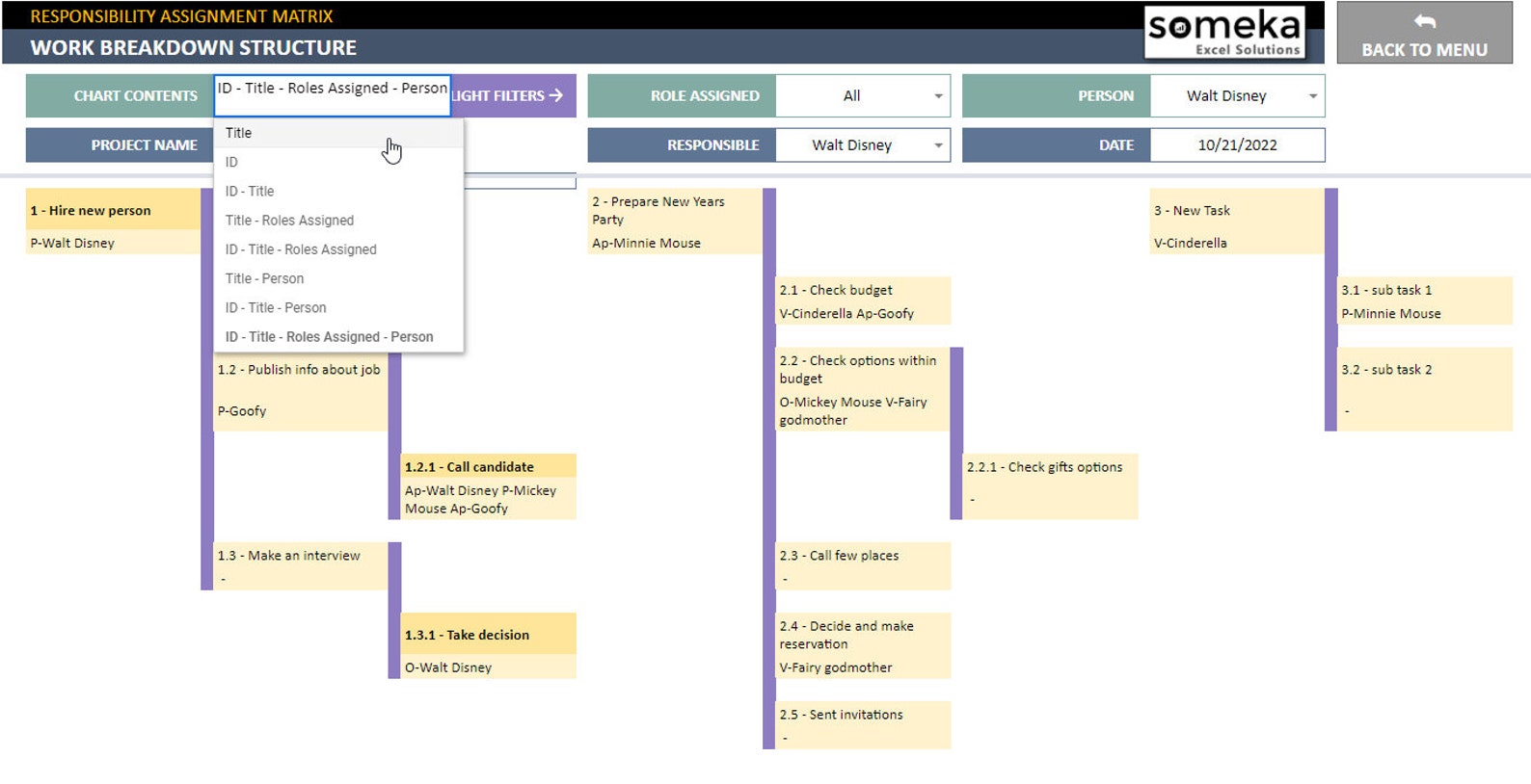 Responsibility Assignment Matrix | RACI Chart | Google Sheets Template ...