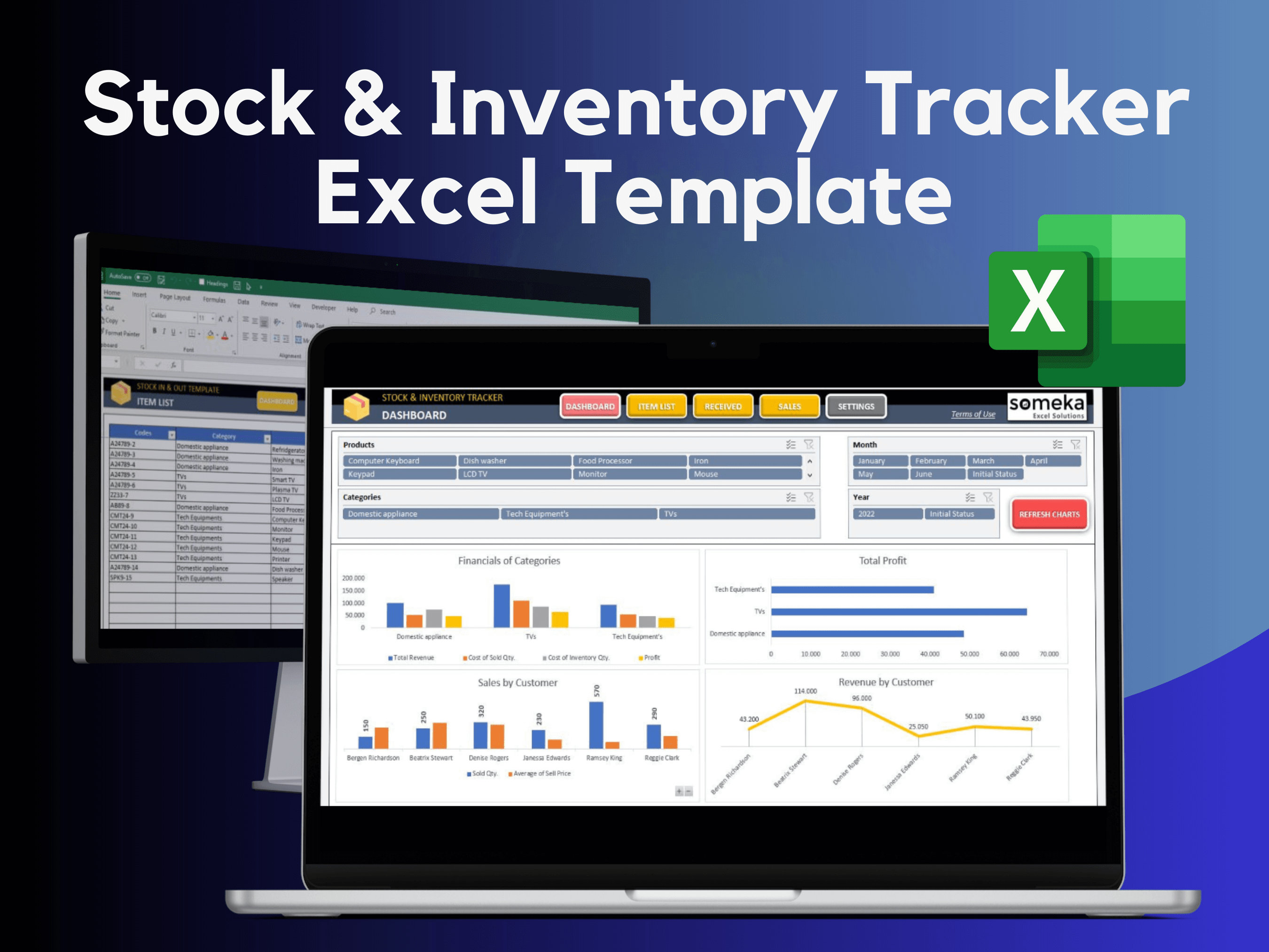 Stock Excel Template