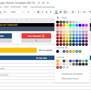 Daily-weekly-monthly Task List | Google Sheets Template | Task Tracking ...