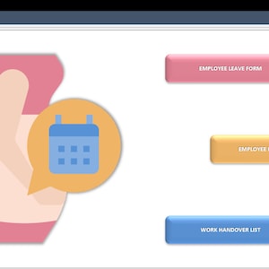 Maternity Leave Plan | Excel Template | Editable and Printable Form ...