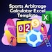 Sports Arbitrage Calculator | Excel Template to Calculate Odds and ...