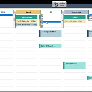 Time Blocking Excel Template: Weekly & Monthly Planner (printable) - Etsy