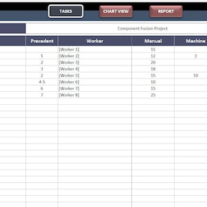 Standard Work Template | Excel Template | Scope of Work | Standard ...
