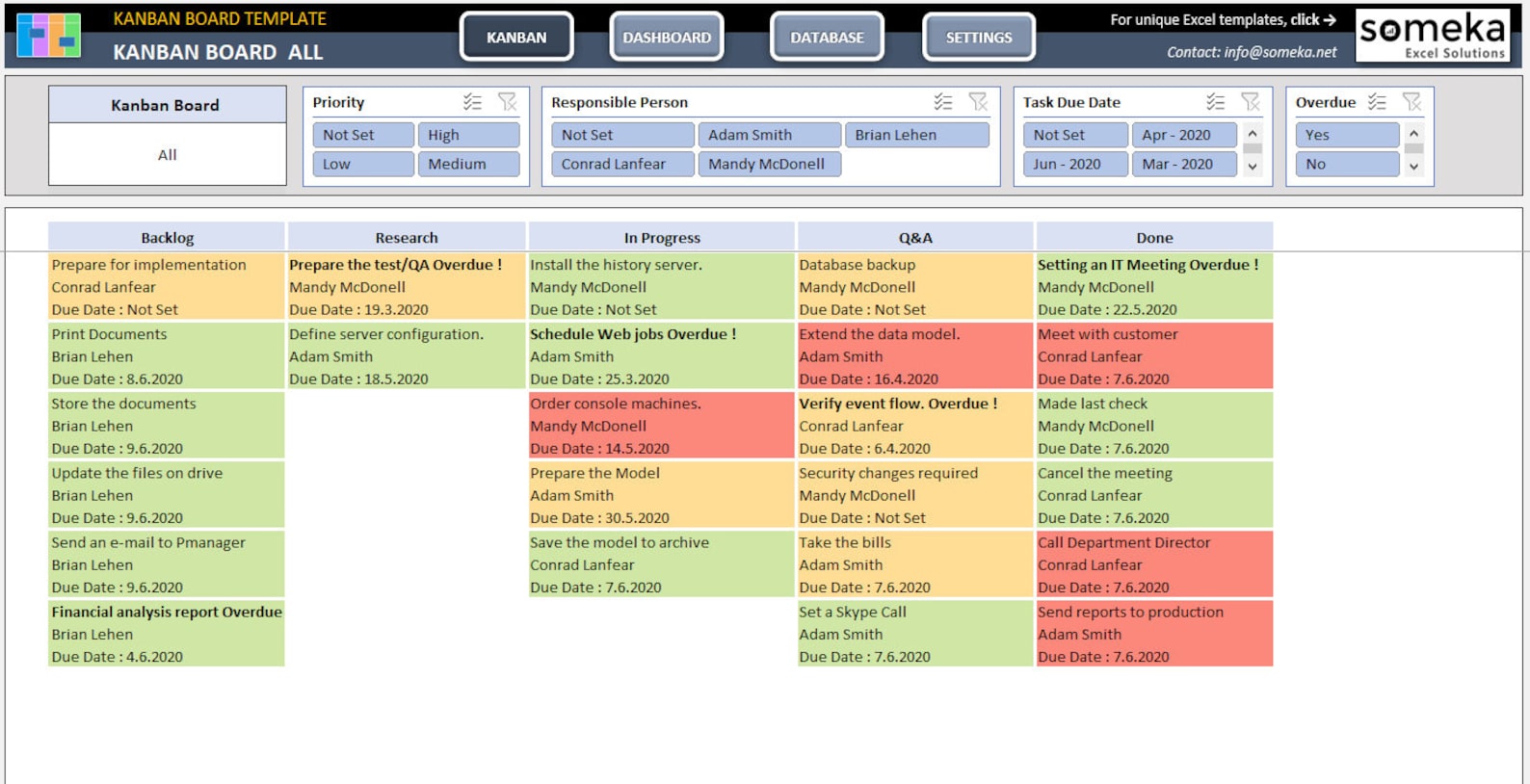 Task Management Excel Templates Bundle | Discount | Schedule and ...