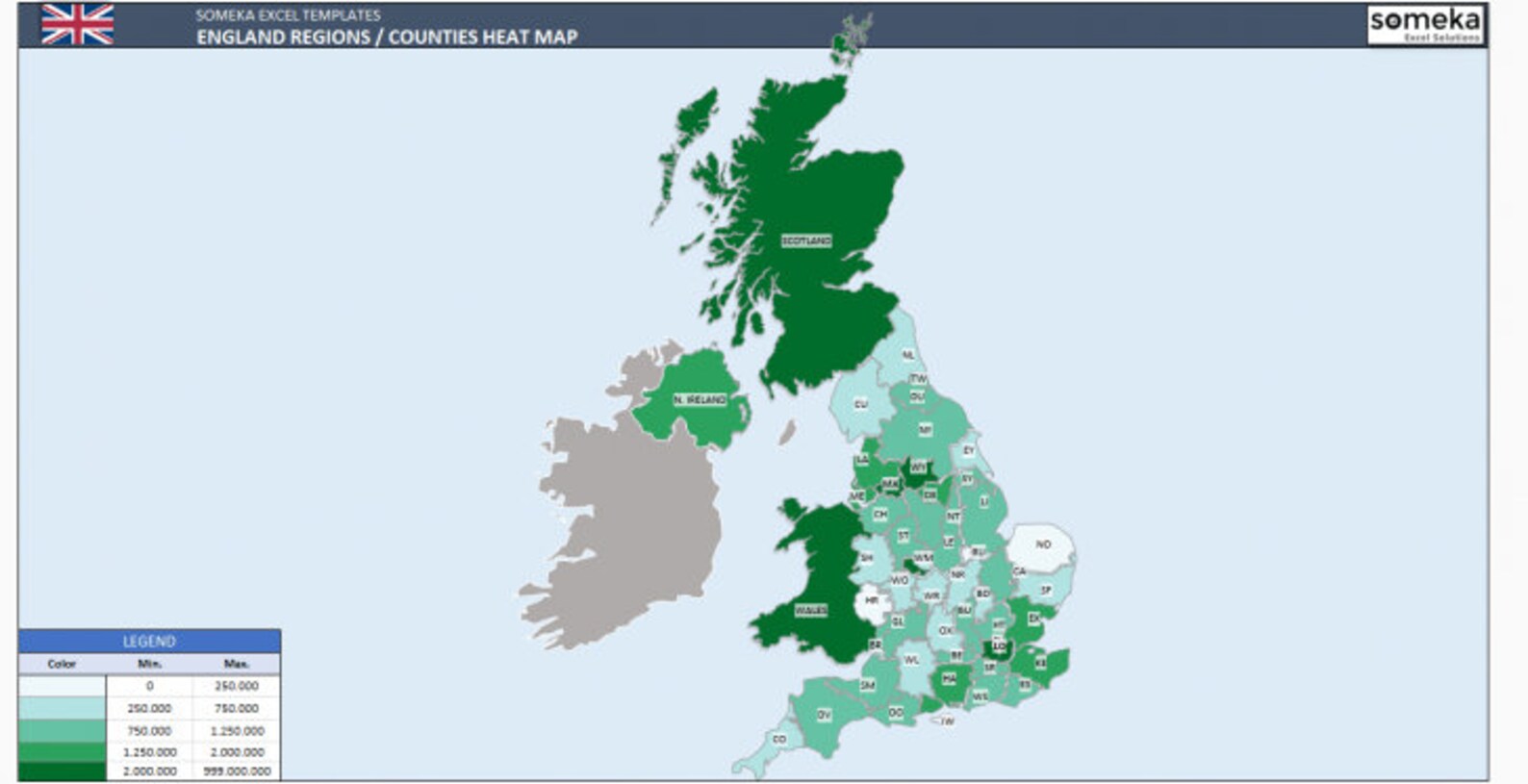 UK Geographic Heat Map | Excel Template | Density Map | Automatic City ... UK Geographic Heat Map | Excel Template | Density Map | Automatic City ...