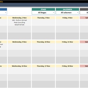 CRM Template | Google Sheets | Customer Relationship Management - Etsy
