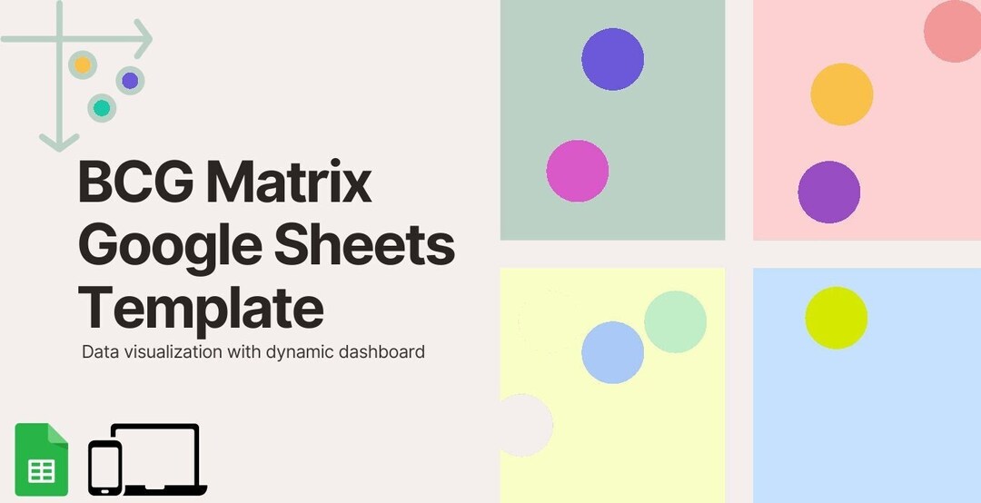 BCG Matrix | Google Sheets Template | Product Portfolio Categorization ...