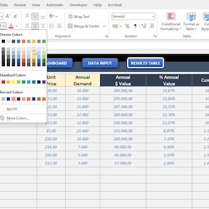 ABC Analysis | Excel Template | Inventory Classification | ABC ...
