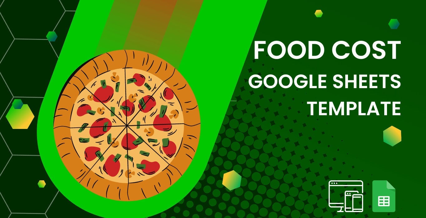 Food Cost Calculator Google Sheets Template Food Budget Calculator Food ...