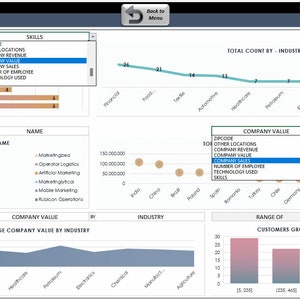 Customer Database Excel Template: Business Tool Spreadsheet - Etsy