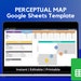 Perceptual Map Template | Google Sheets | Brand Positioning Map ...