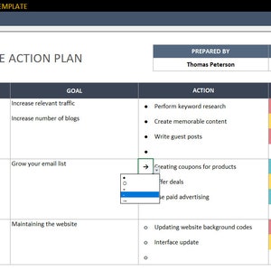 Corrective Action Plan Excel Template: Project Management CAP Tool - Etsy