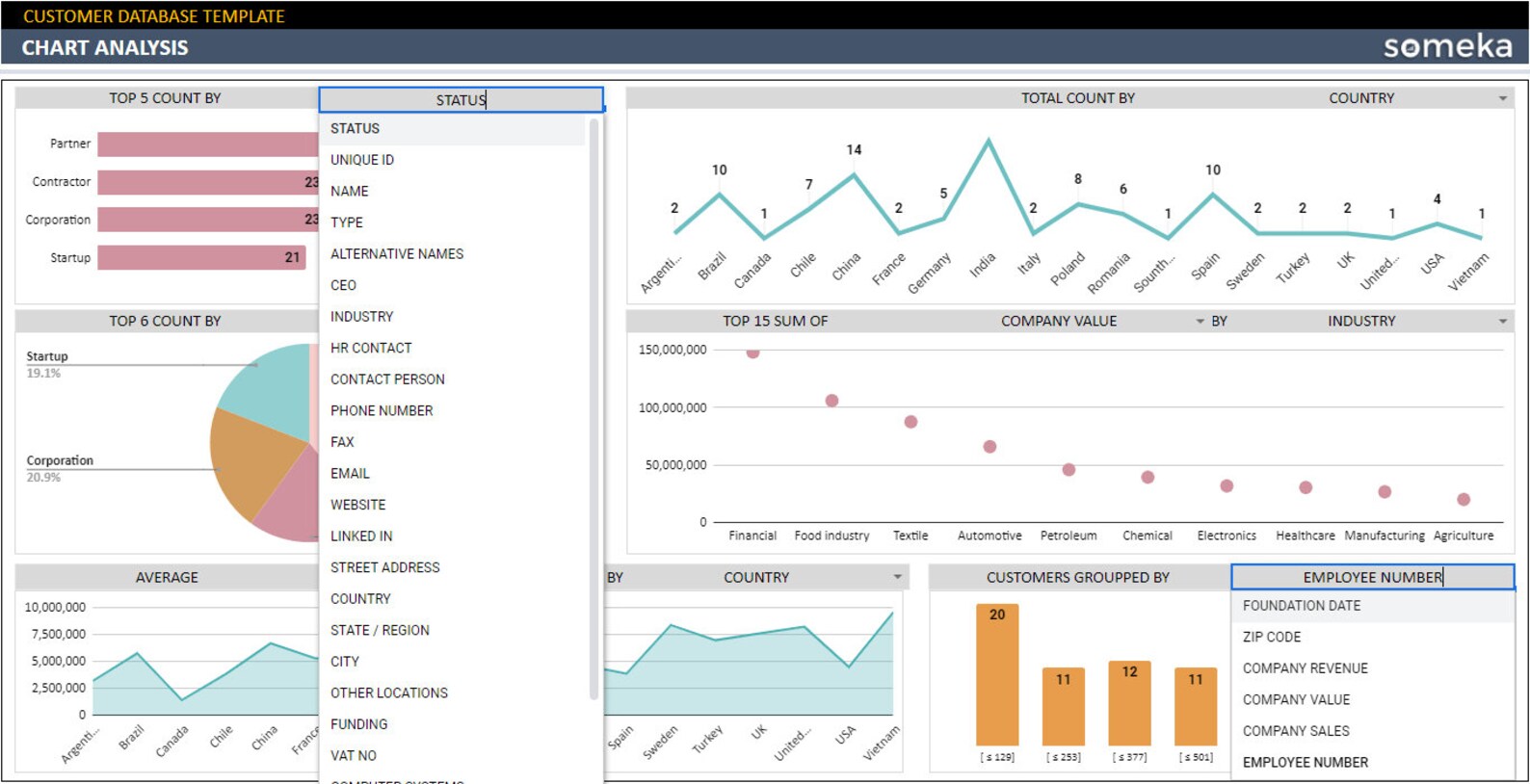 Customer Database | Google Sheets Template | Manage Your Customer ...