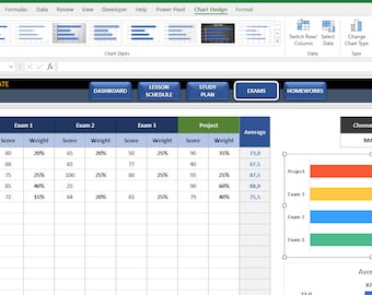 Study Schedule Template Excel