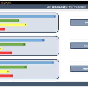 Daily-weekly-monthly Task List | Google Sheets Template | Task Tracking ...