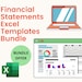 Financial Statements Excel Templates Bundle | Discount | Profit and ...