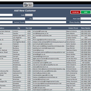 Order Planning & Invoicing Template | Excel Template | Inventory ...