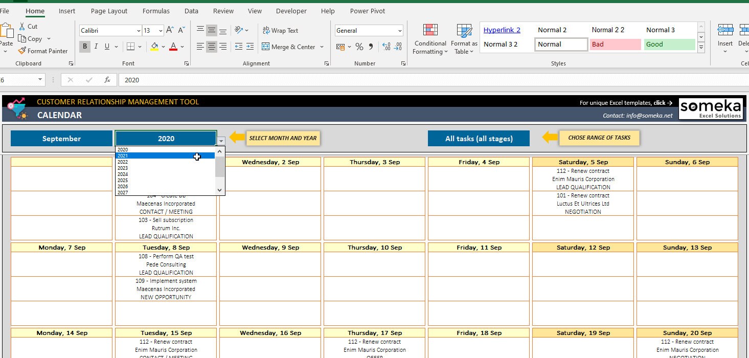 CRM Excel Template Customer Relationship Management Database | Etsy