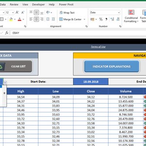 Historical Stock Prices Scraper | Business Template | Excel Template ...