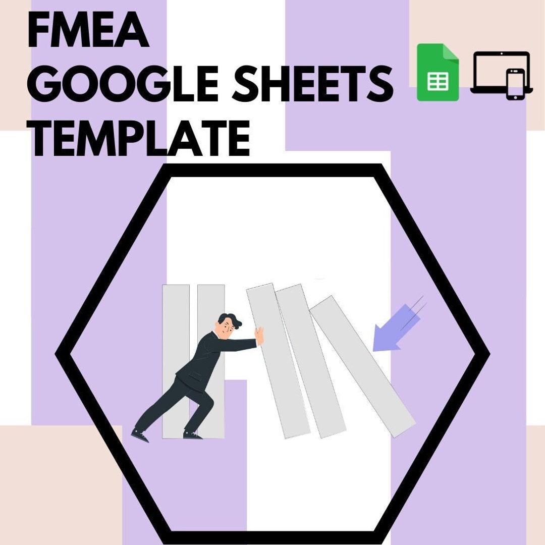 FMEA Google Sheets Template Failure Mode and Effect Analysis - Etsy UK
