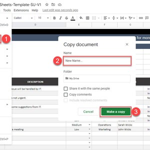 Issue Tracker | Google Sheets Template | Track Project Management ...