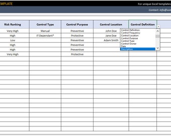 Audit Template Excel