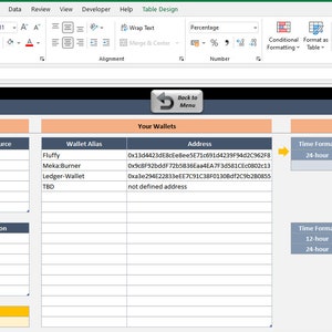 NFT Wallet Tracker Excel Template Excel Template Manage - Etsy