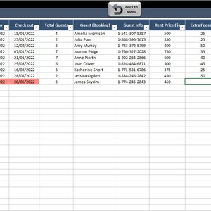 Airbnb Calculator Excel Template Property Management Tool for Landlords ...