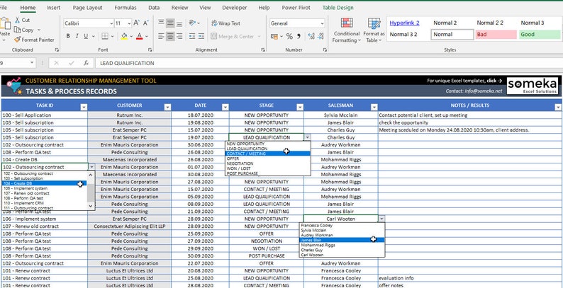 CRM Excel Template Customer Relationship Management Database - Etsy CRM Excel Template Customer Relationship Management Database - Etsy