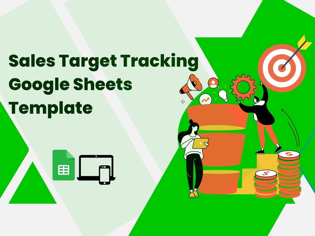 Sales Target Tracking Google Sheets Template Evaluate Sales Performance ...