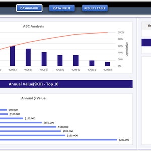 ABC Analysis Excel Template: Inventory Management (digital Download) - Etsy