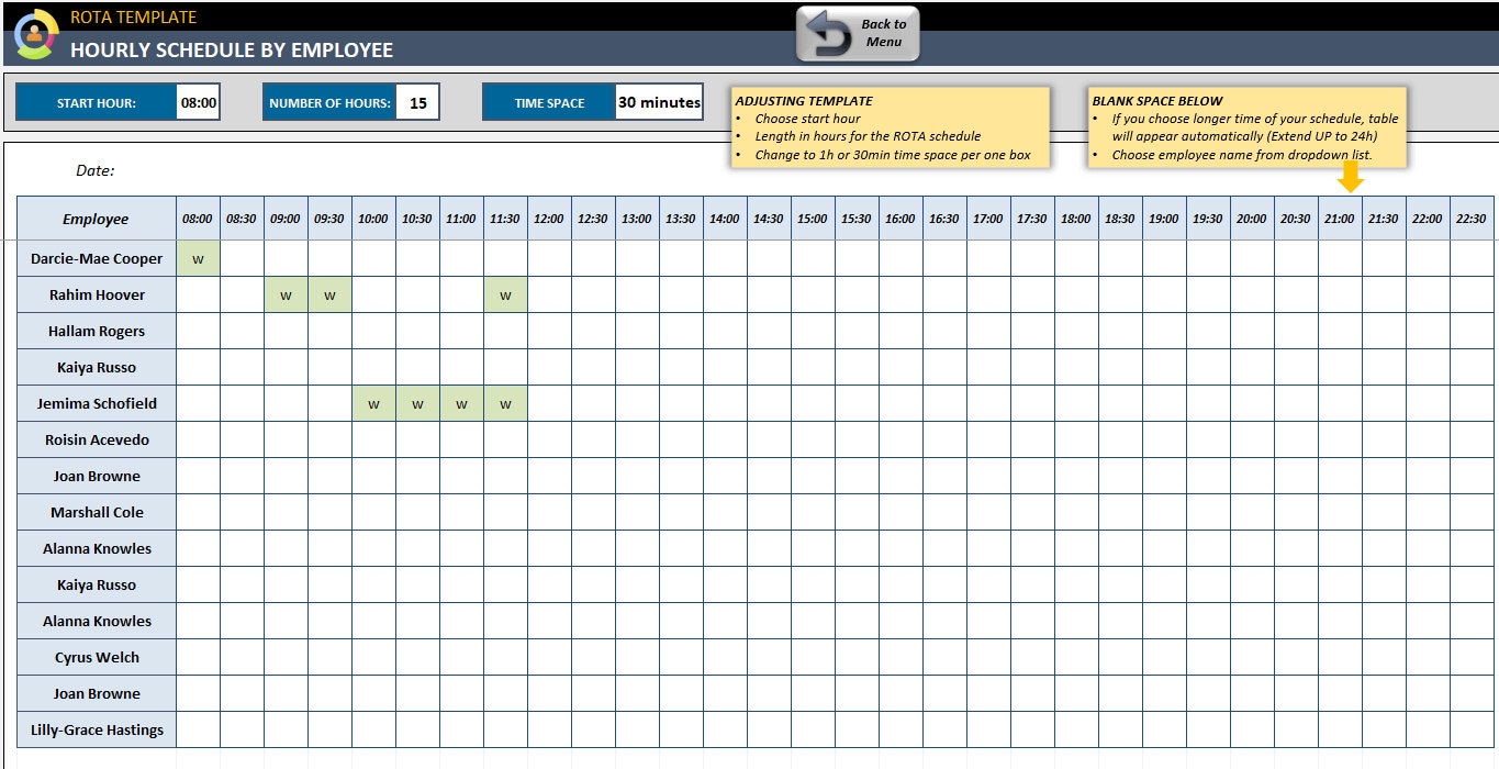 Availability Calendar Template Farra Sara Ann