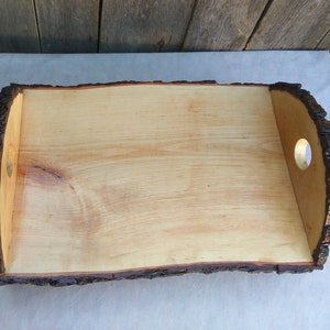 Live edge tray wooden tray serving tray | Etsy
