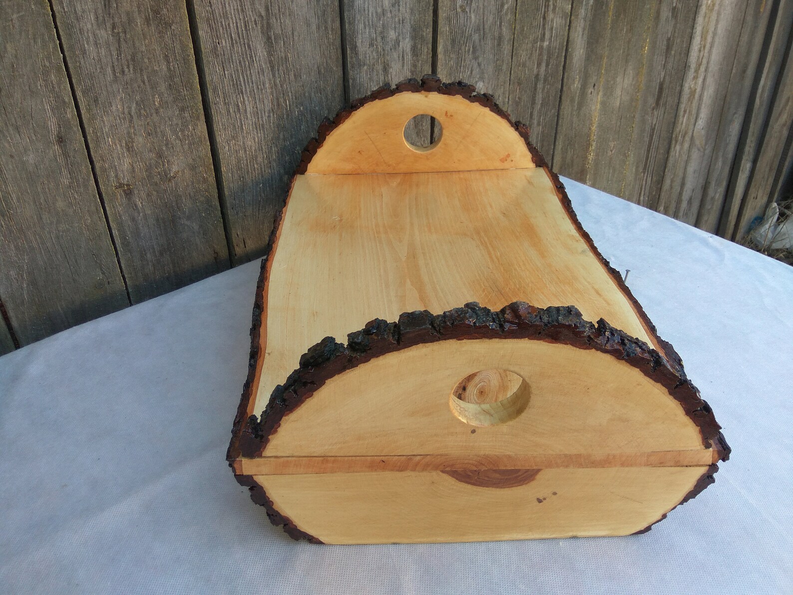 Live Edge Tray Wooden Tray Serving Tray | Etsy