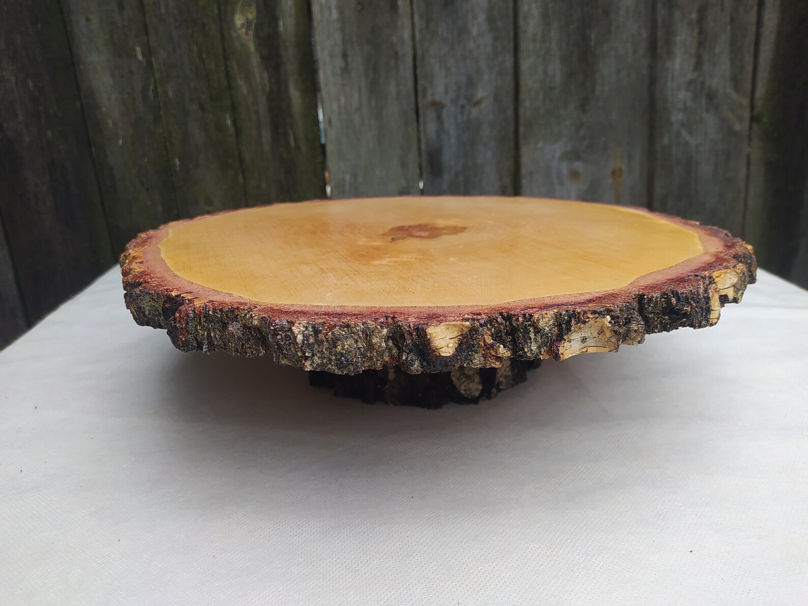 15"cake Stand, Wood Cake Stand, Birch Cake Stand - Etsy