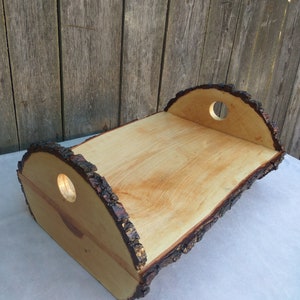 Live edge tray wooden tray serving tray | Etsy