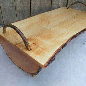 Live Edge Wooden Tray - Etsy