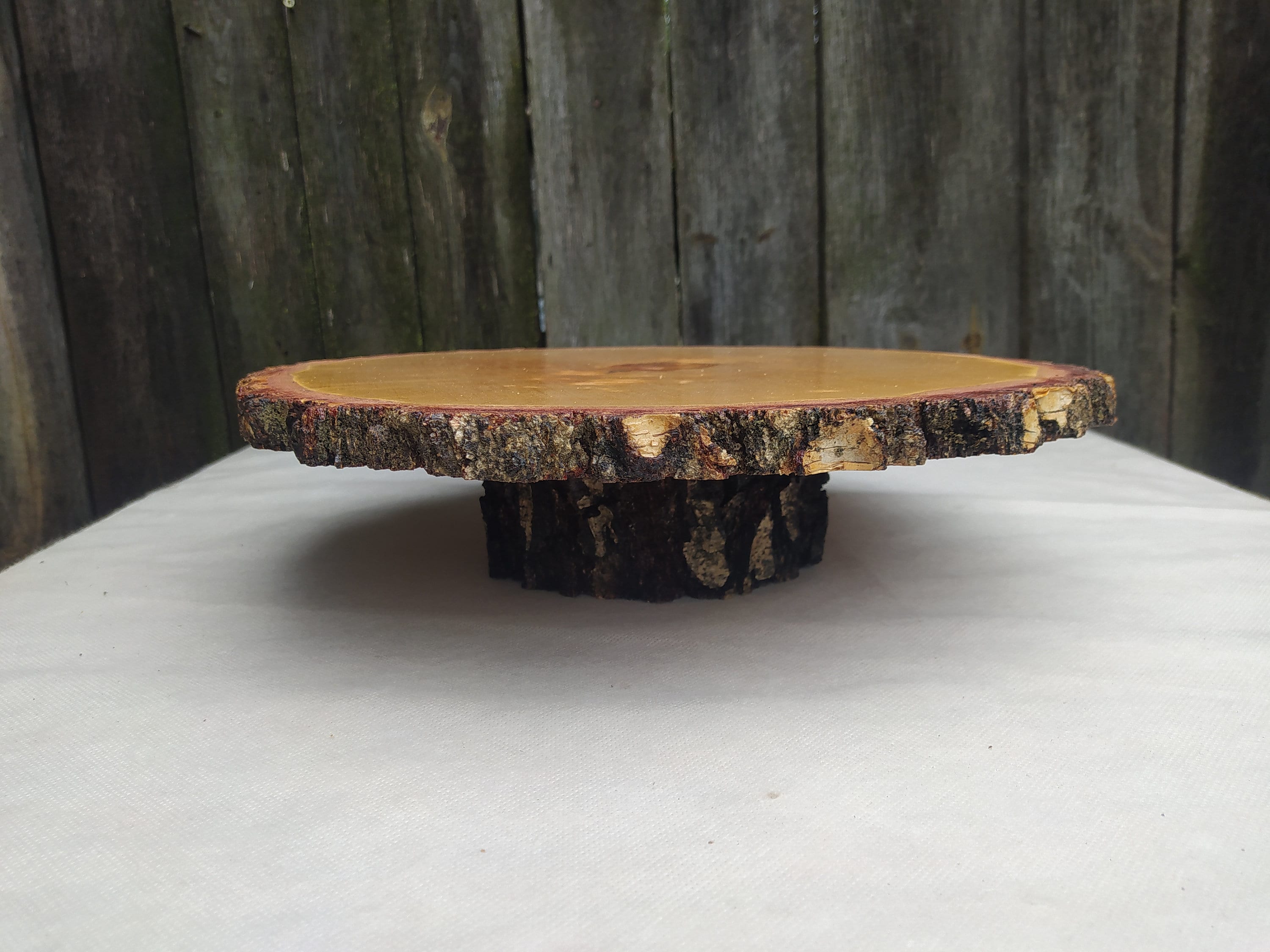 15cake stand Wood Cake Stand Birch cake stand | Etsy