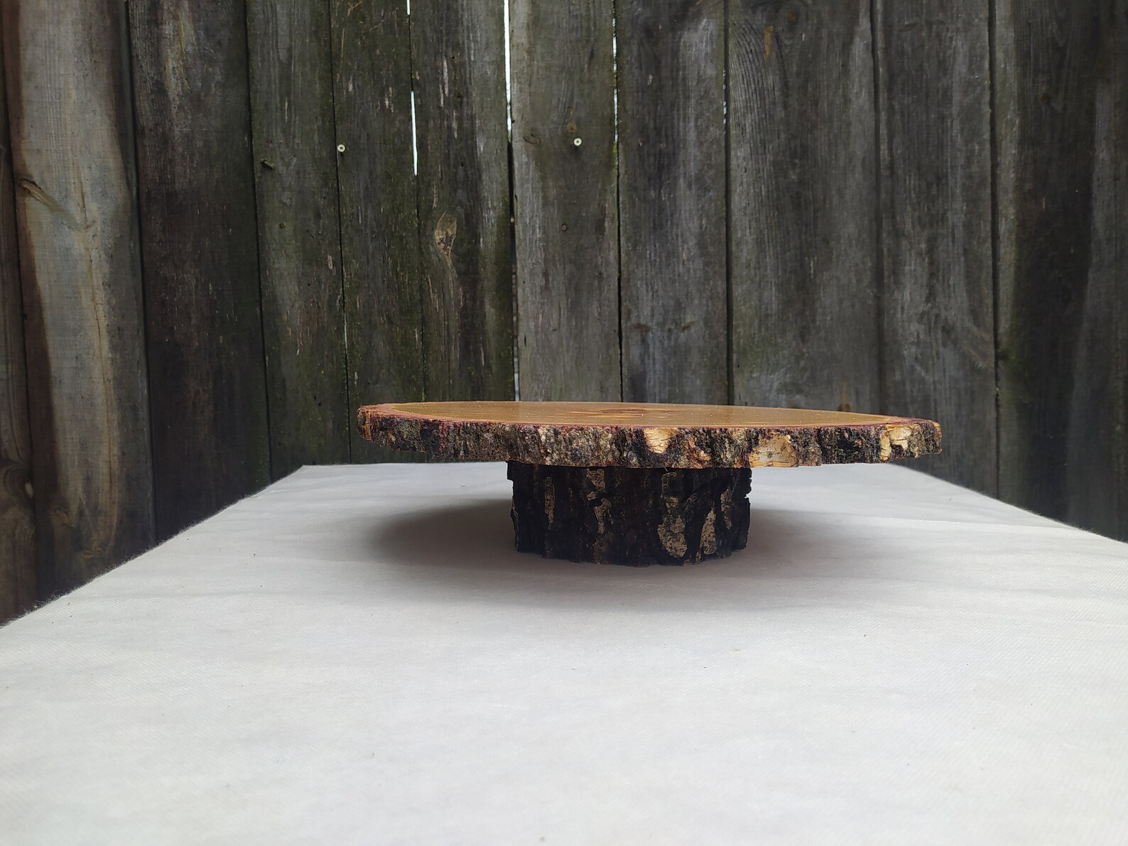 15"cake Stand, Wood Cake Stand, Birch Cake Stand - Etsy