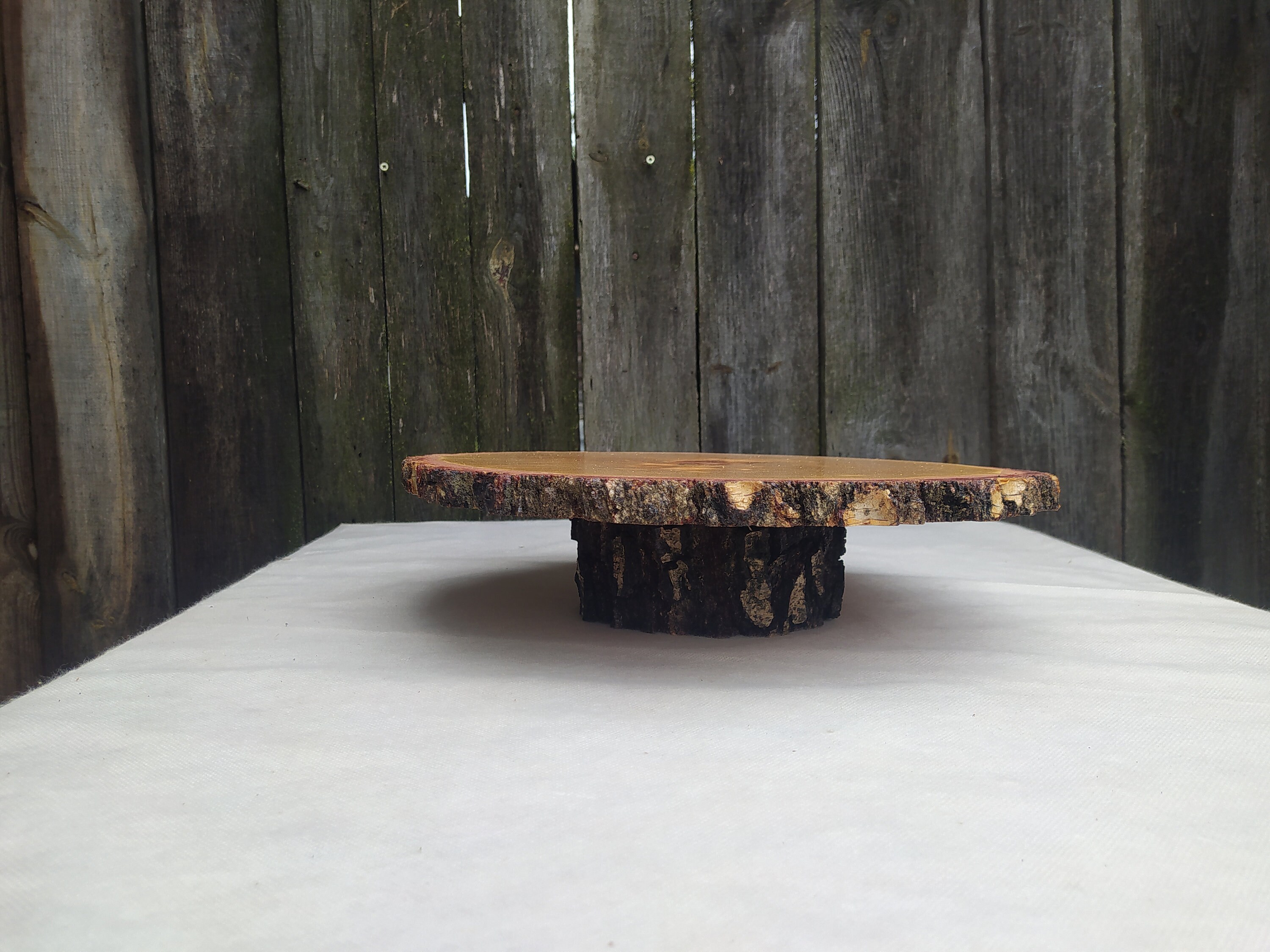 15cake stand Wood Cake Stand Birch cake stand | Etsy