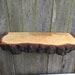 Floating Shelf, Rustic Wood Shelf, Live Edge, Large Birch Wood Shelf ...