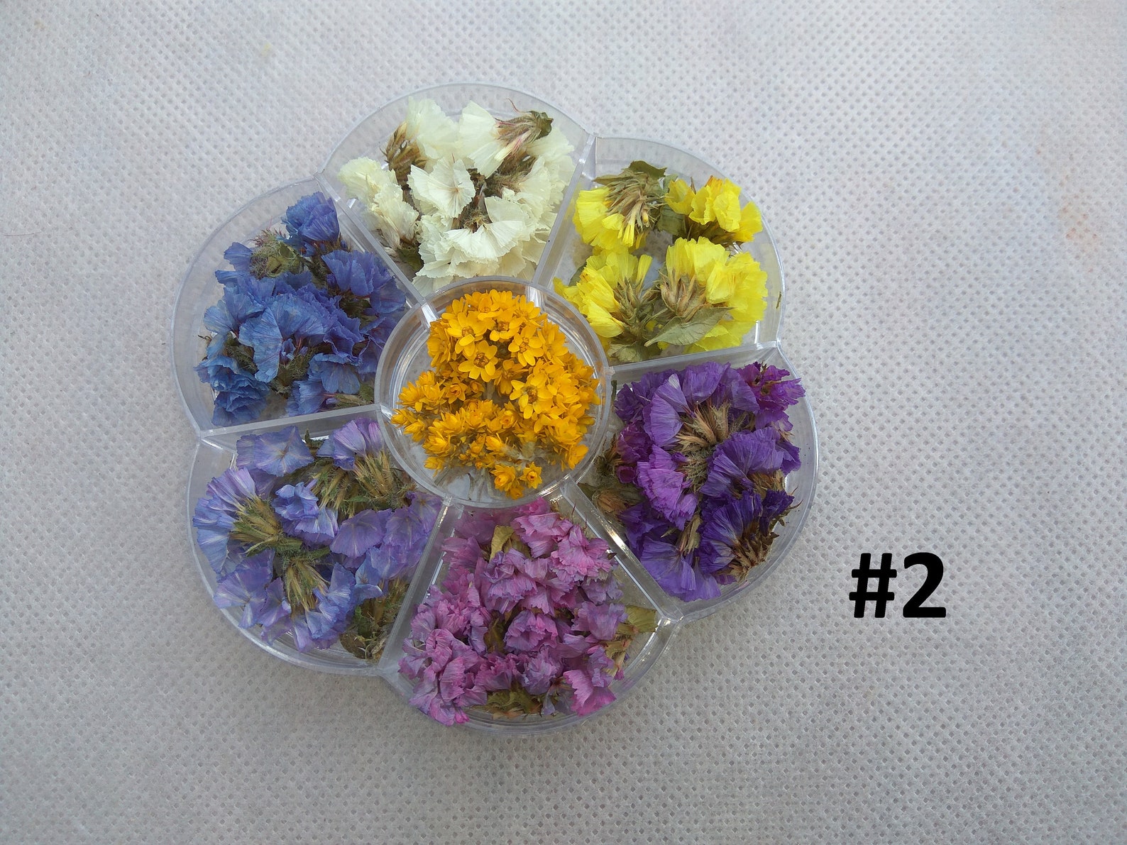 Set of Dried Mini Flowersmini Flowers Boxresin Jewelry - Etsy
