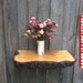 Floating Shelf, Rustic Wood Shelf, Live Edge, Large Birch Wood Shelf ...