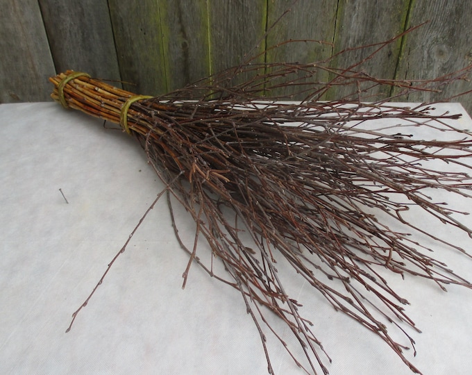 Birch Besom Birch Tree Branches Birch Twigs Bundle | Etsy