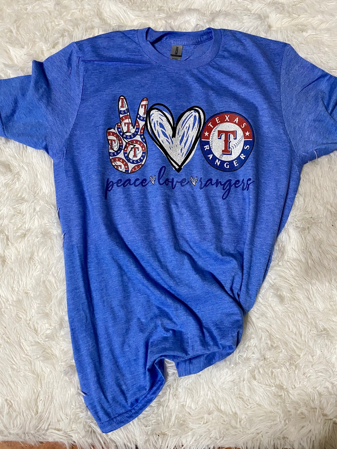Rangers , Peace , Love , Baseball , Texas - Etsy