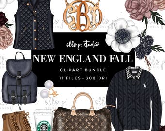 Preppy clipart | Etsy