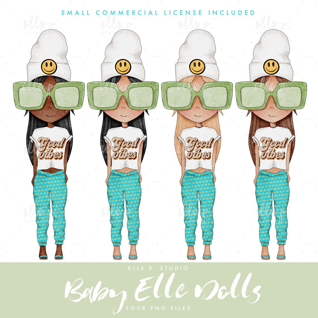 Y2K Baby Elle Dolls / Girl Clipart/ Girl Illustration/planner Icon ...