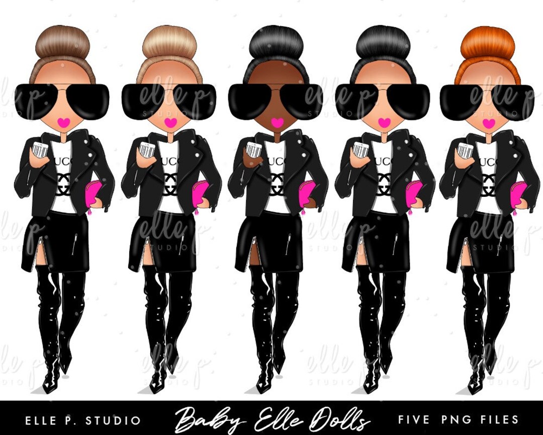 Diva Baby Elle Dolls / Girl Clipart/ Girl Illustration/planner Icon ...