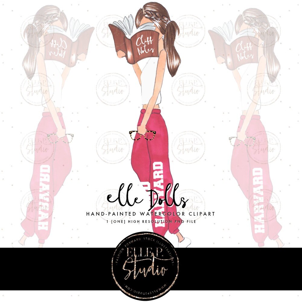 Hit The Books Clip Art